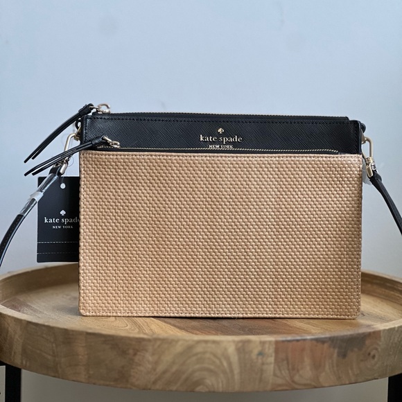 kate spade | Bags | Kate Spade Cameron Street Straw Clarise Crossbody ...